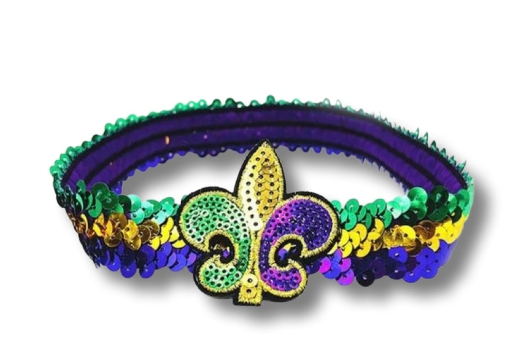 MARDI GRAS head piece – Twinslocedattwo